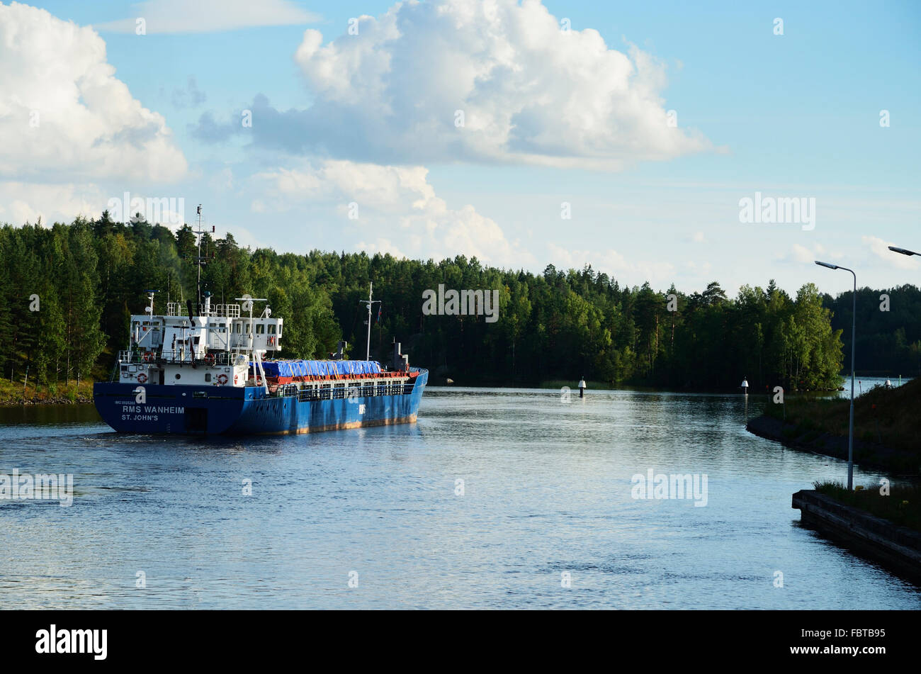 Boat Trucking. The Saimaa Canal is a transportation canal that connects ...