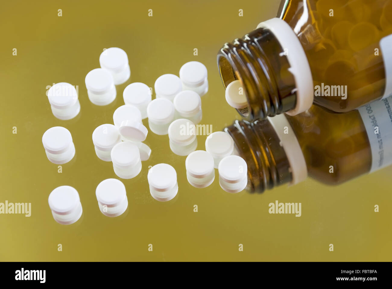 homeopathy schussler pills Stock Photo - Alamy