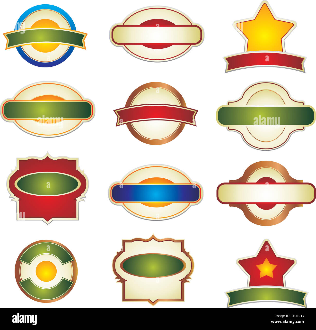 set of design elements Stock Photo - Alamy