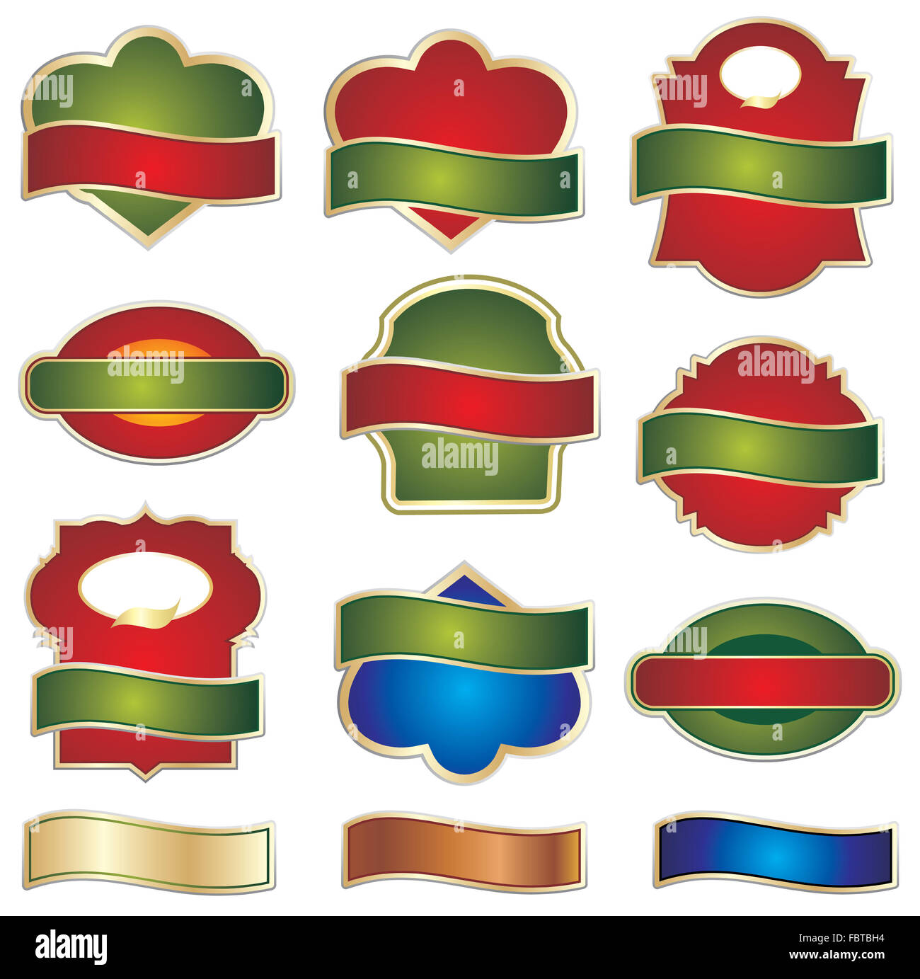 set of design elements Stock Photo - Alamy