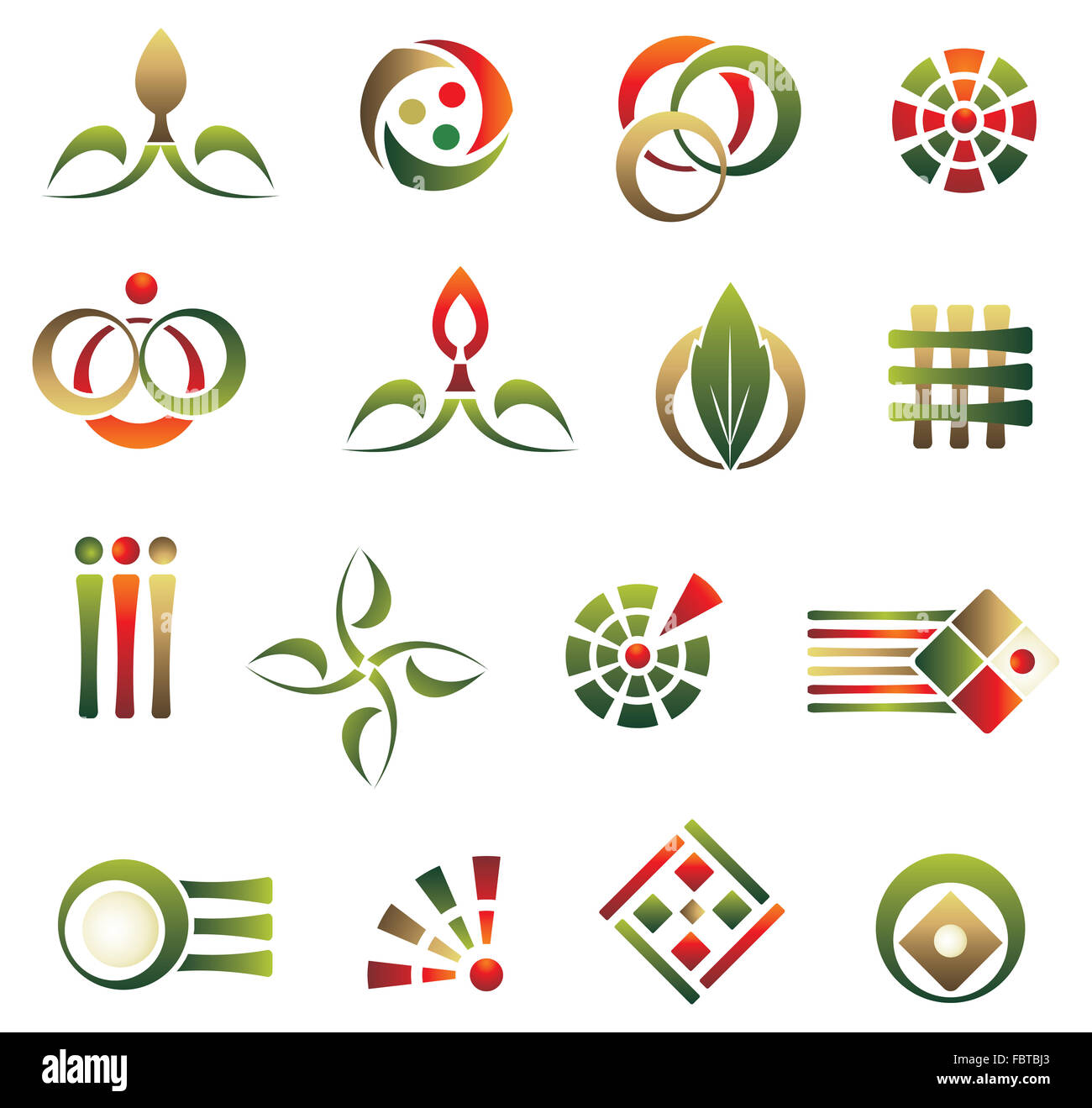 Creative logo set hi-res stock photography and images - Alamy