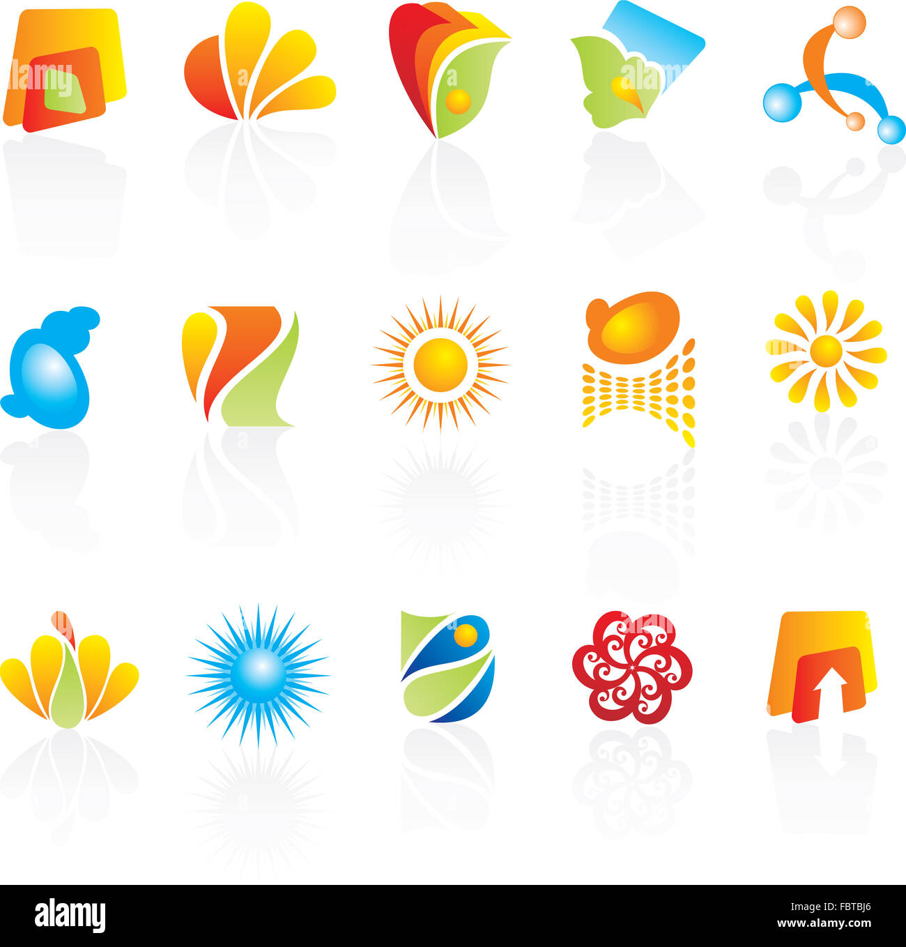 set of logo Stock Photo - Alamy