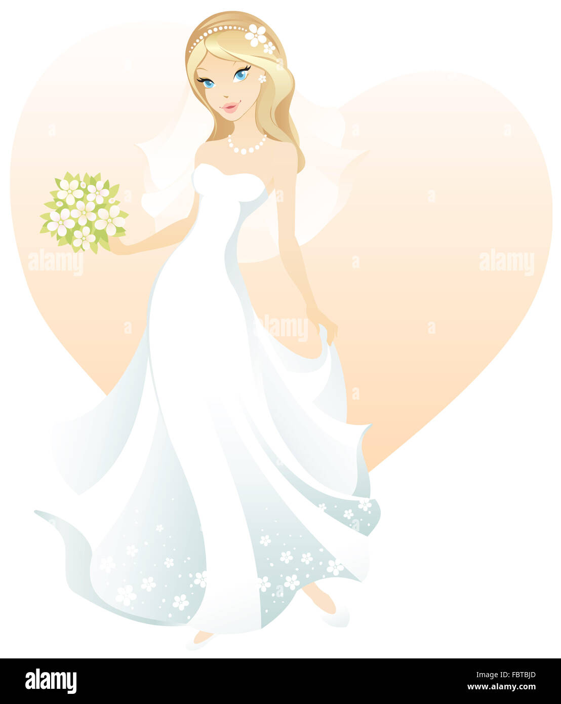 Young woman beautiful flower Cut Out Stock Images & Pictures - Alamy