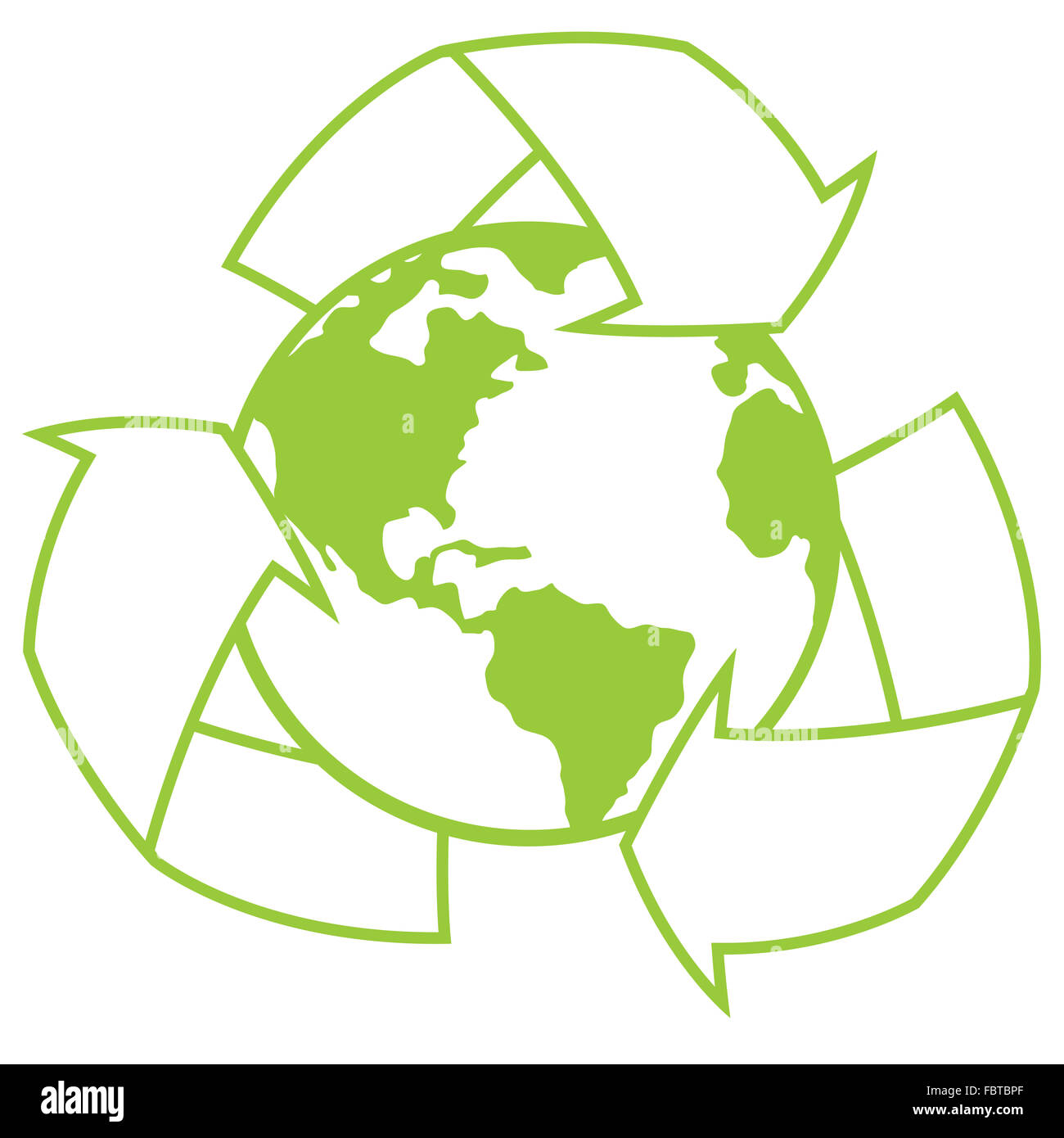 Earth Cartoon Recycle