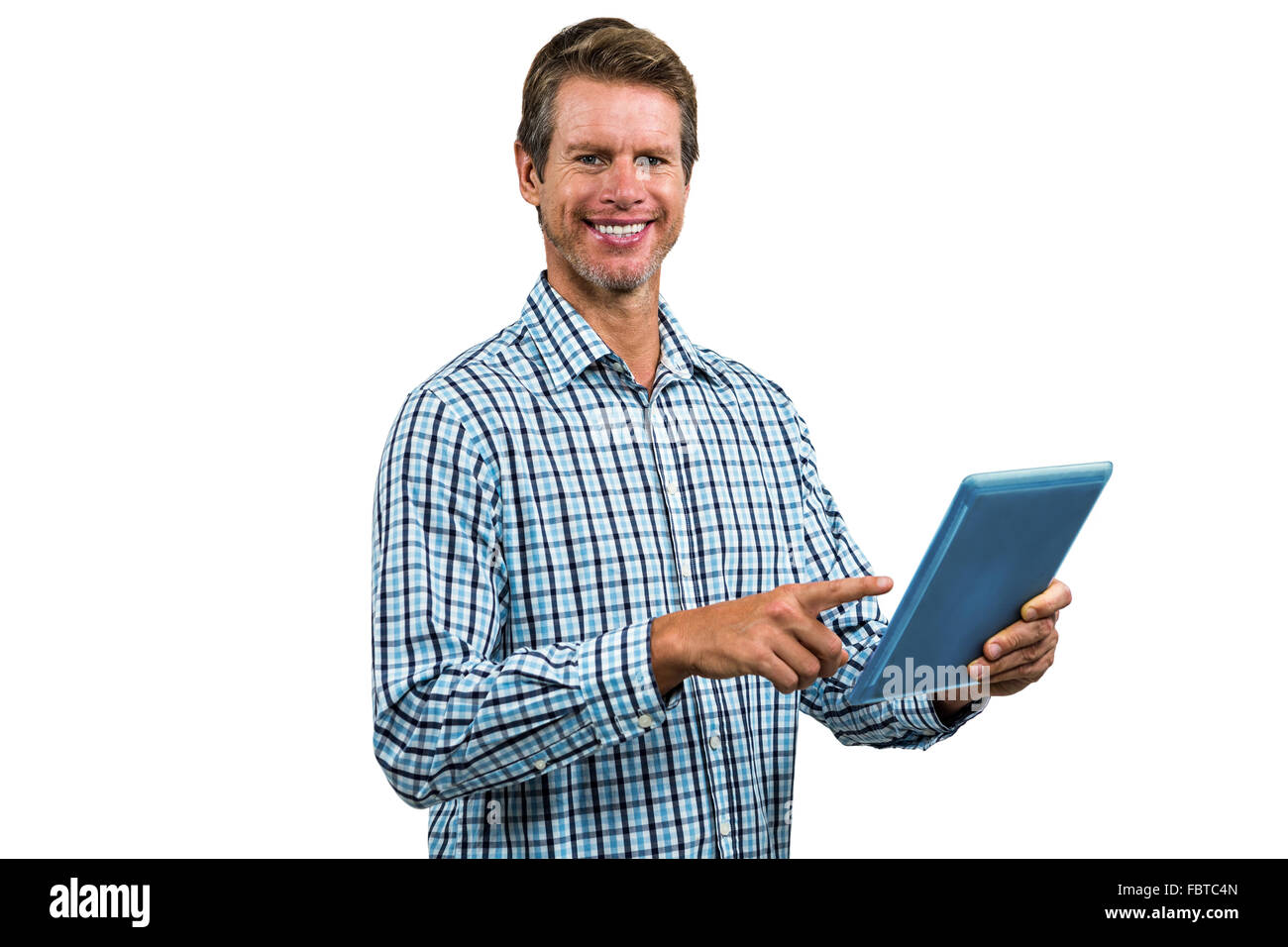 Happy using tech hi-res stock photography and images - Alamy