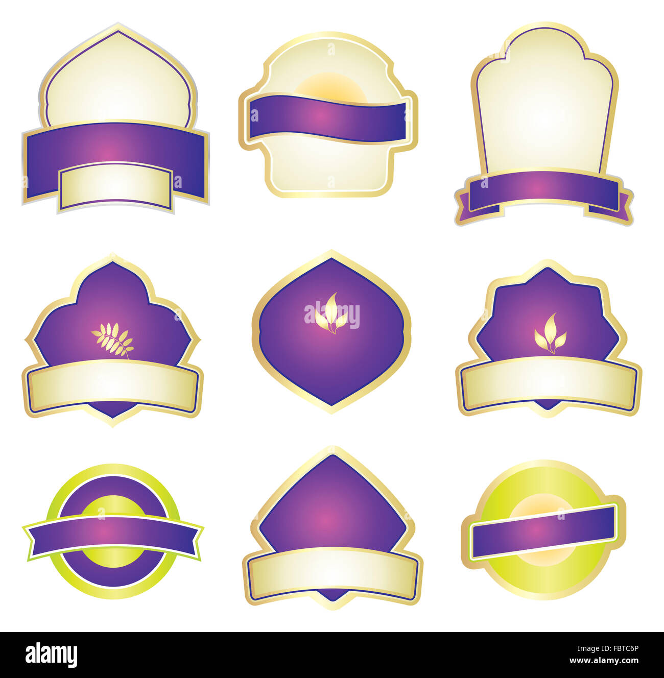 set of design elements Stock Photo - Alamy