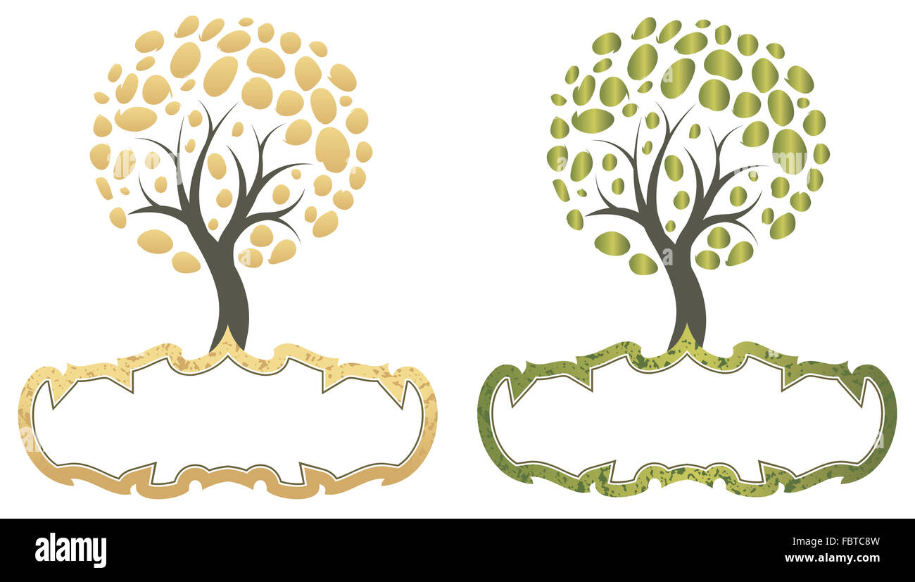 frame with tree Stock Photo - Alamy