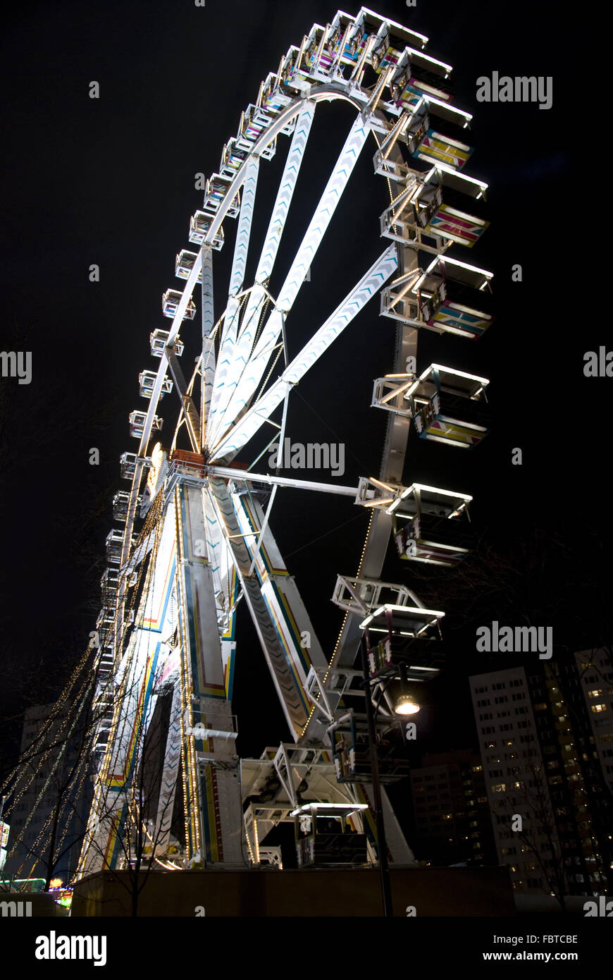 ferris wheel at night Stock Photo - Alamy