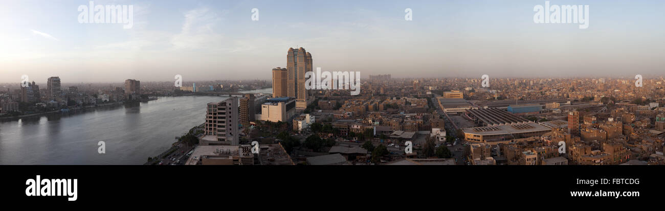 Panorama across Cairo skyline Panorama across Cairo skyline Stock Photo ...
