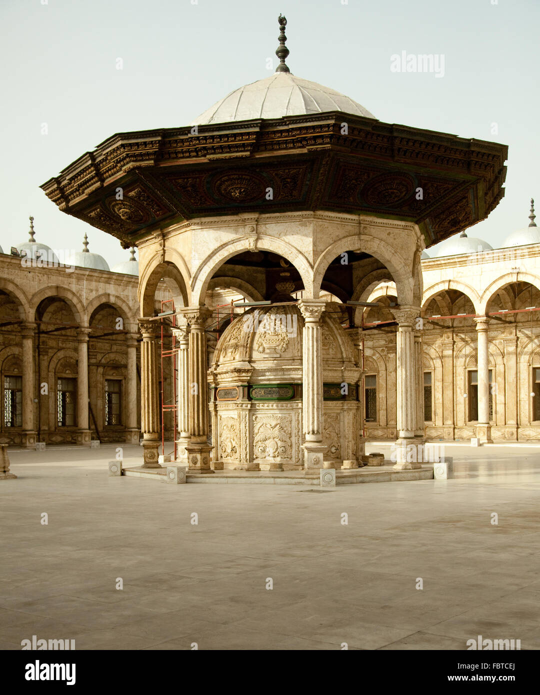 Cairo Egypt mosque and religious buildings in the Citadel Stock Photo ...
