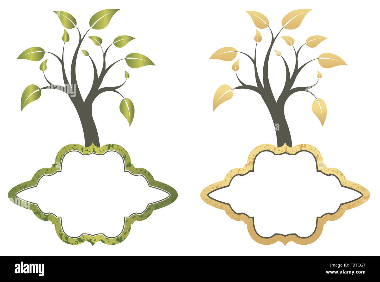 frame with tree Stock Photo - Alamy