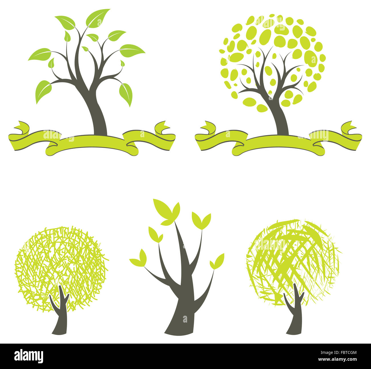 set of tree Stock Photo - Alamy