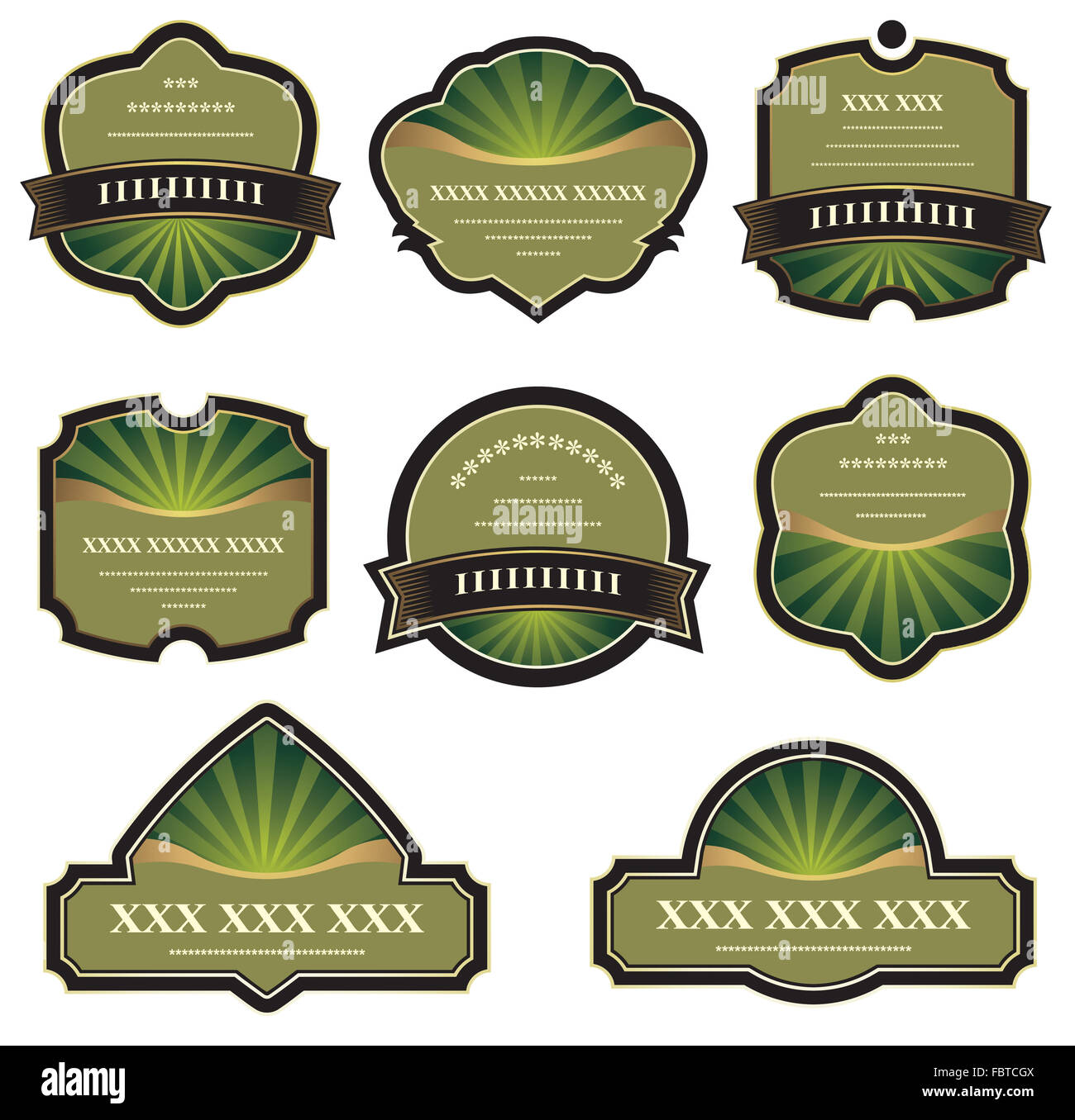 set of design elements Stock Photo - Alamy