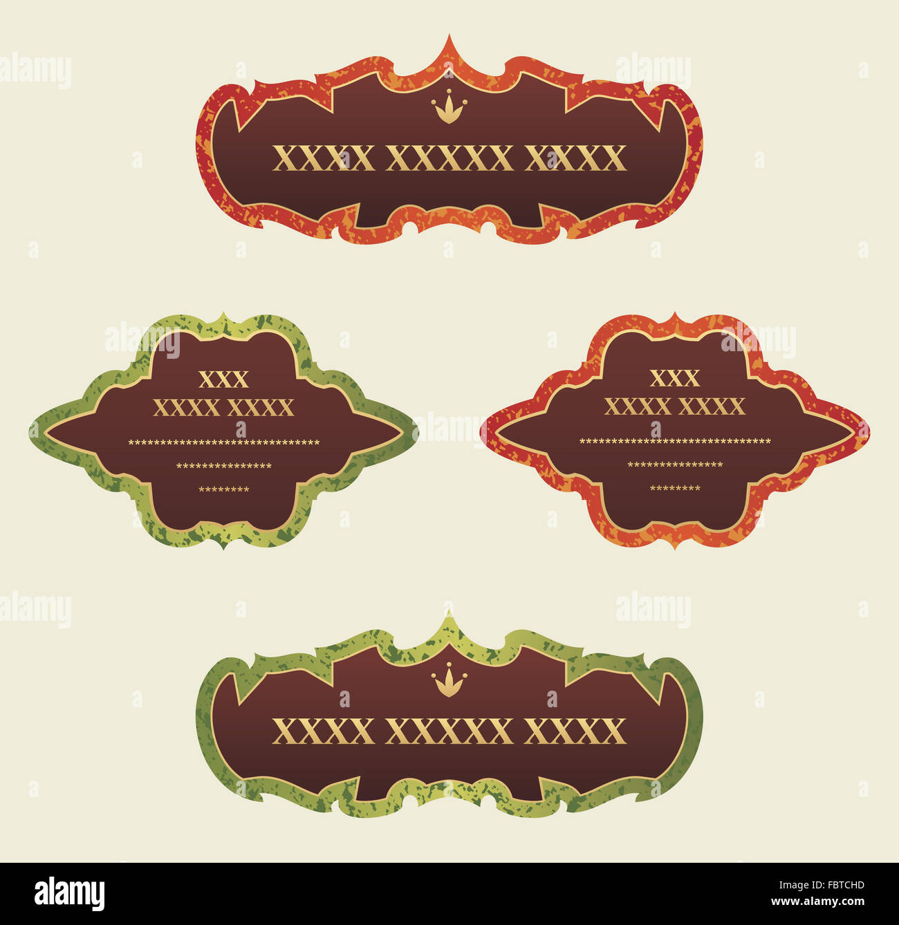 set of design elements Stock Photo - Alamy