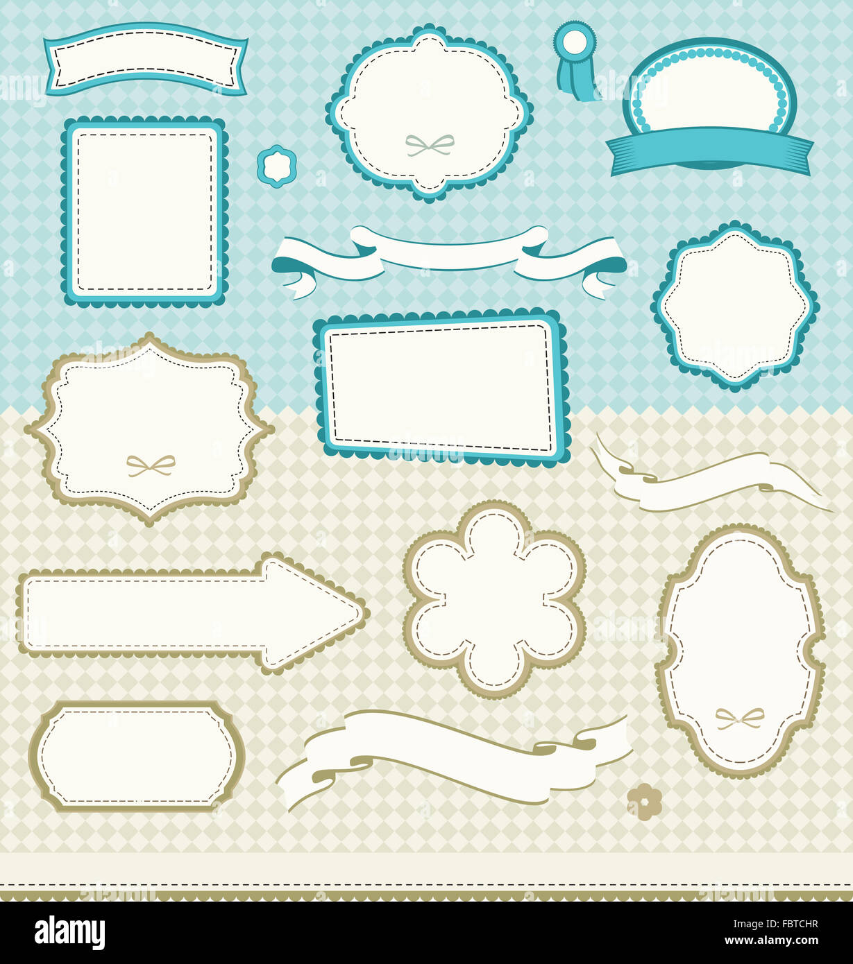 set of design elements Stock Photo - Alamy