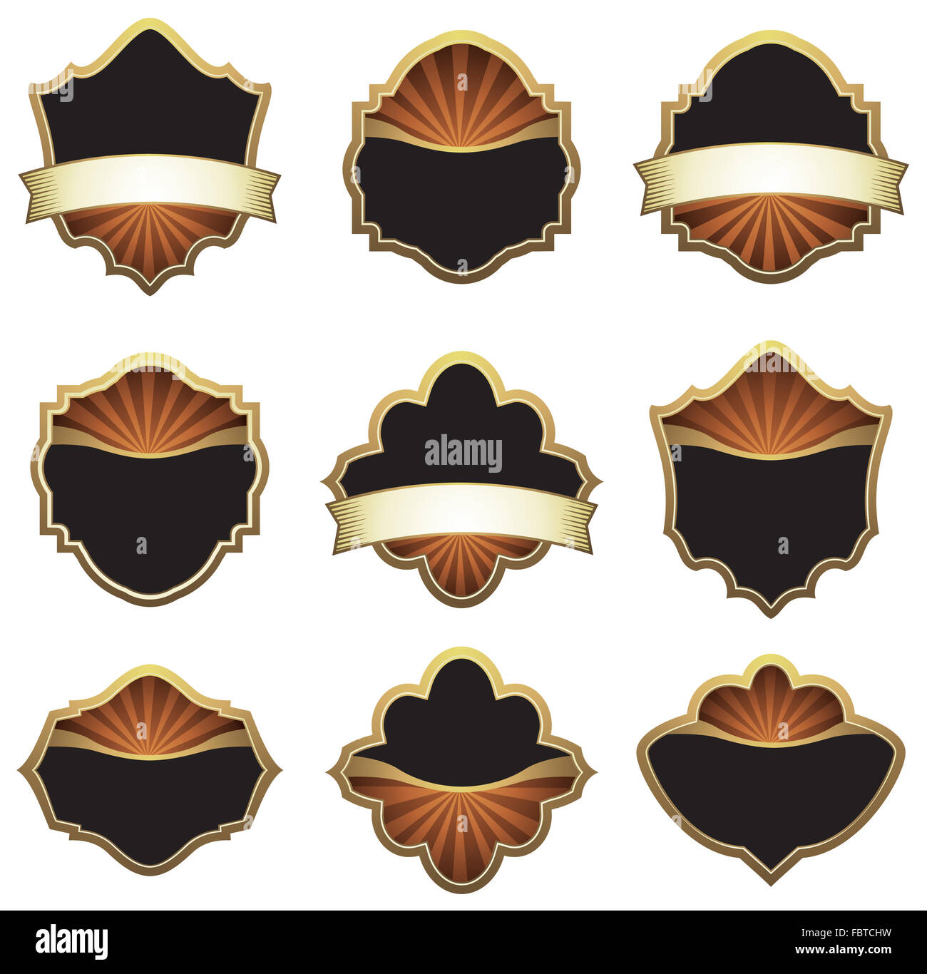 set of design elements Stock Photo - Alamy