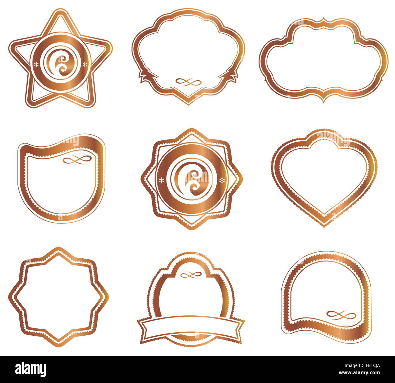 set of design elements Stock Photo - Alamy