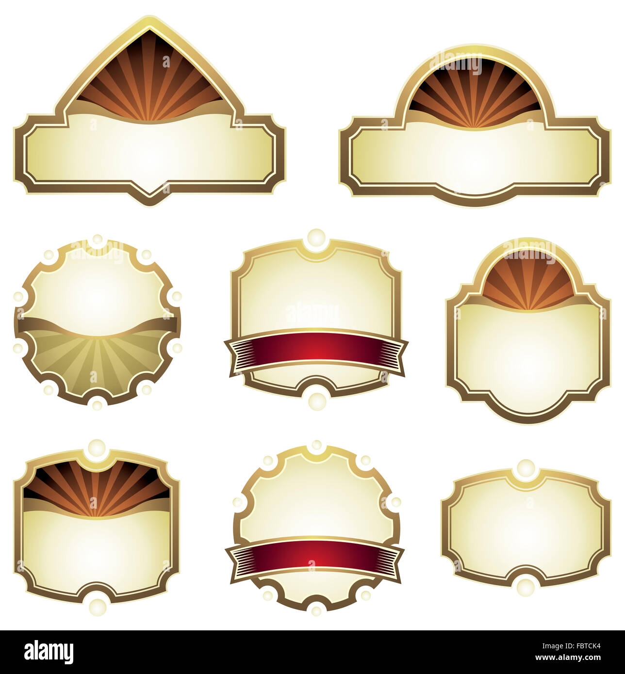 set of design elements Stock Photo - Alamy
