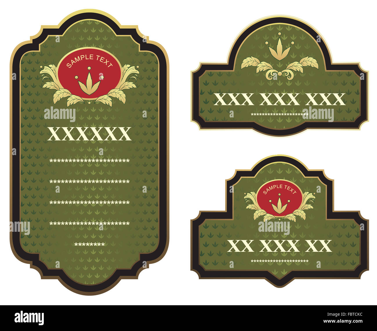 List layout design Cut Out Stock Images & Pictures - Alamy