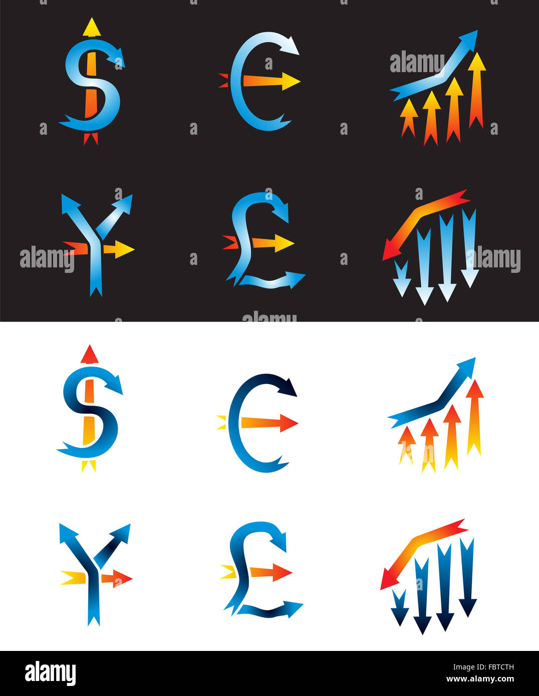 Currency exchange conversion icons hi-res stock photography and images ...