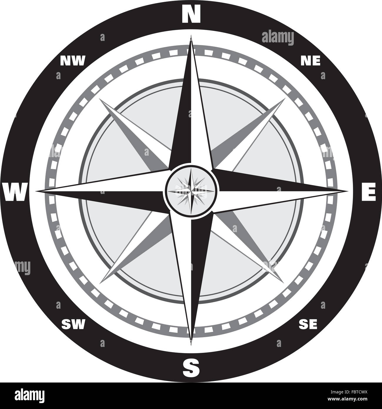 Wind rose compass Stock Photo - Alamy