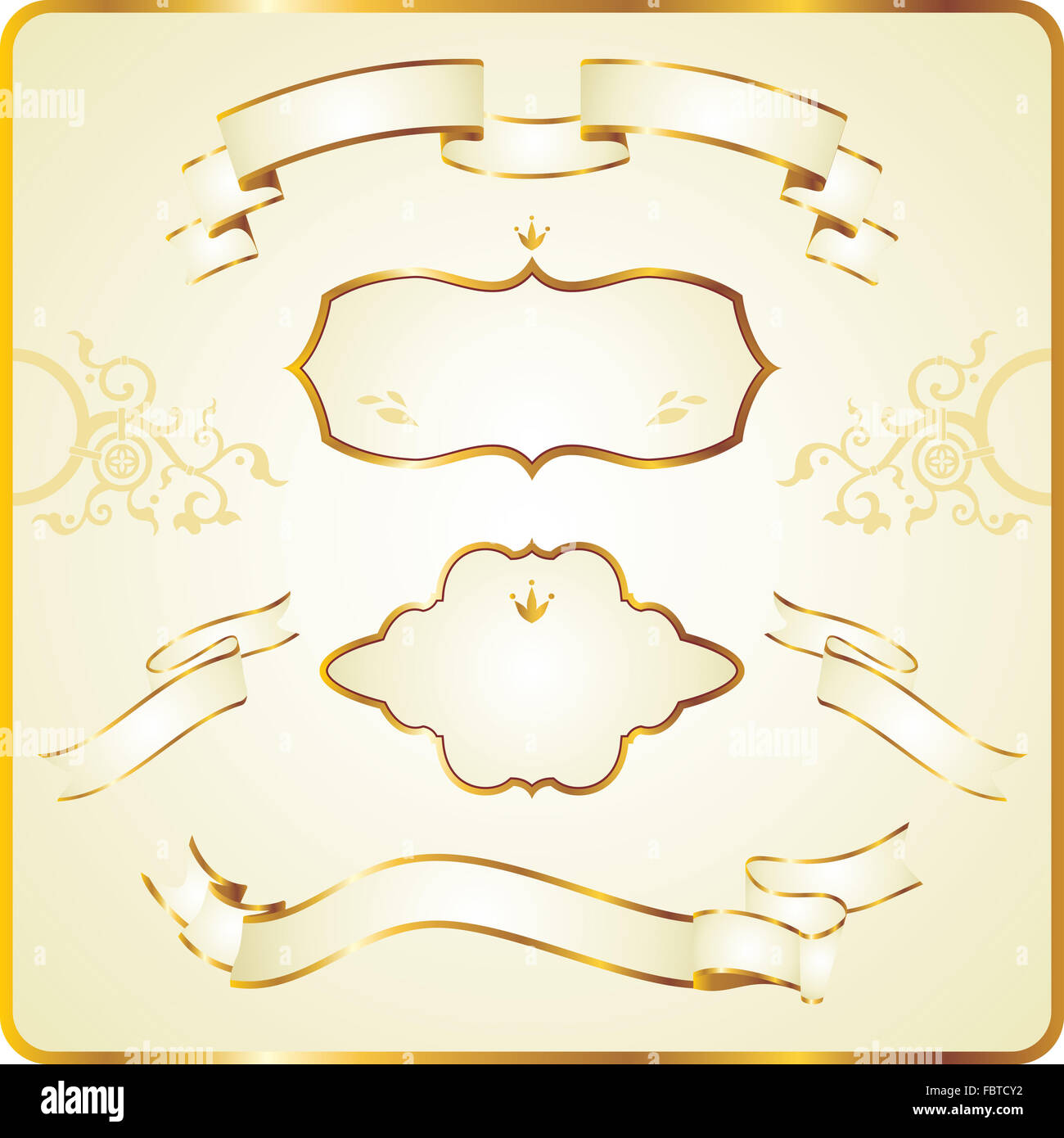 set of design elements Stock Photo - Alamy