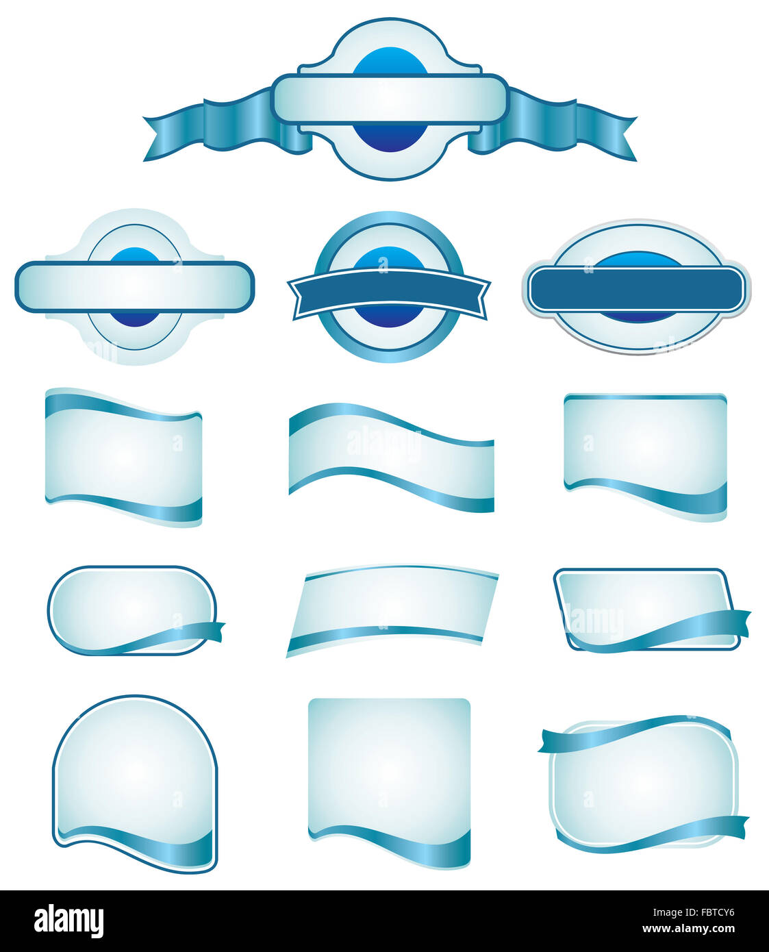 set of labels Stock Photo - Alamy