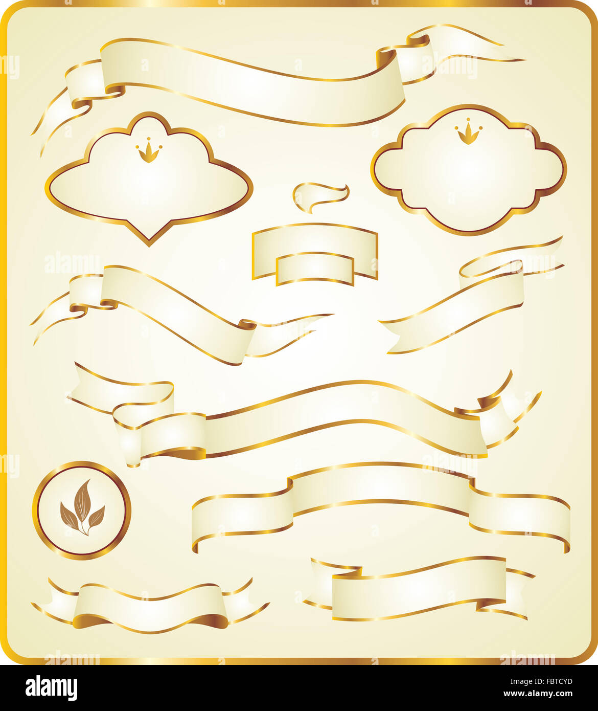 set of design elements Stock Photo - Alamy