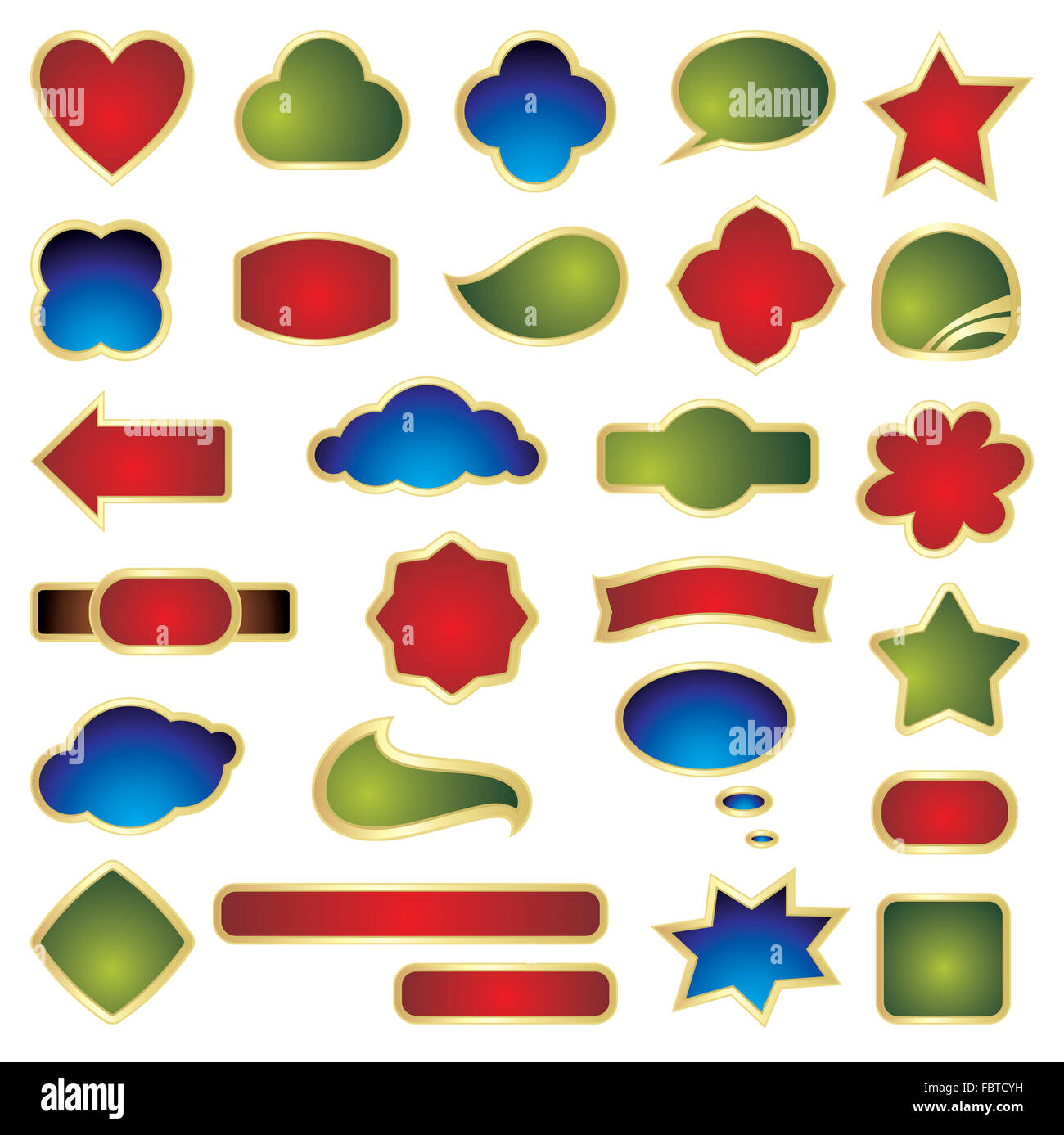 set of design elements Stock Photo - Alamy