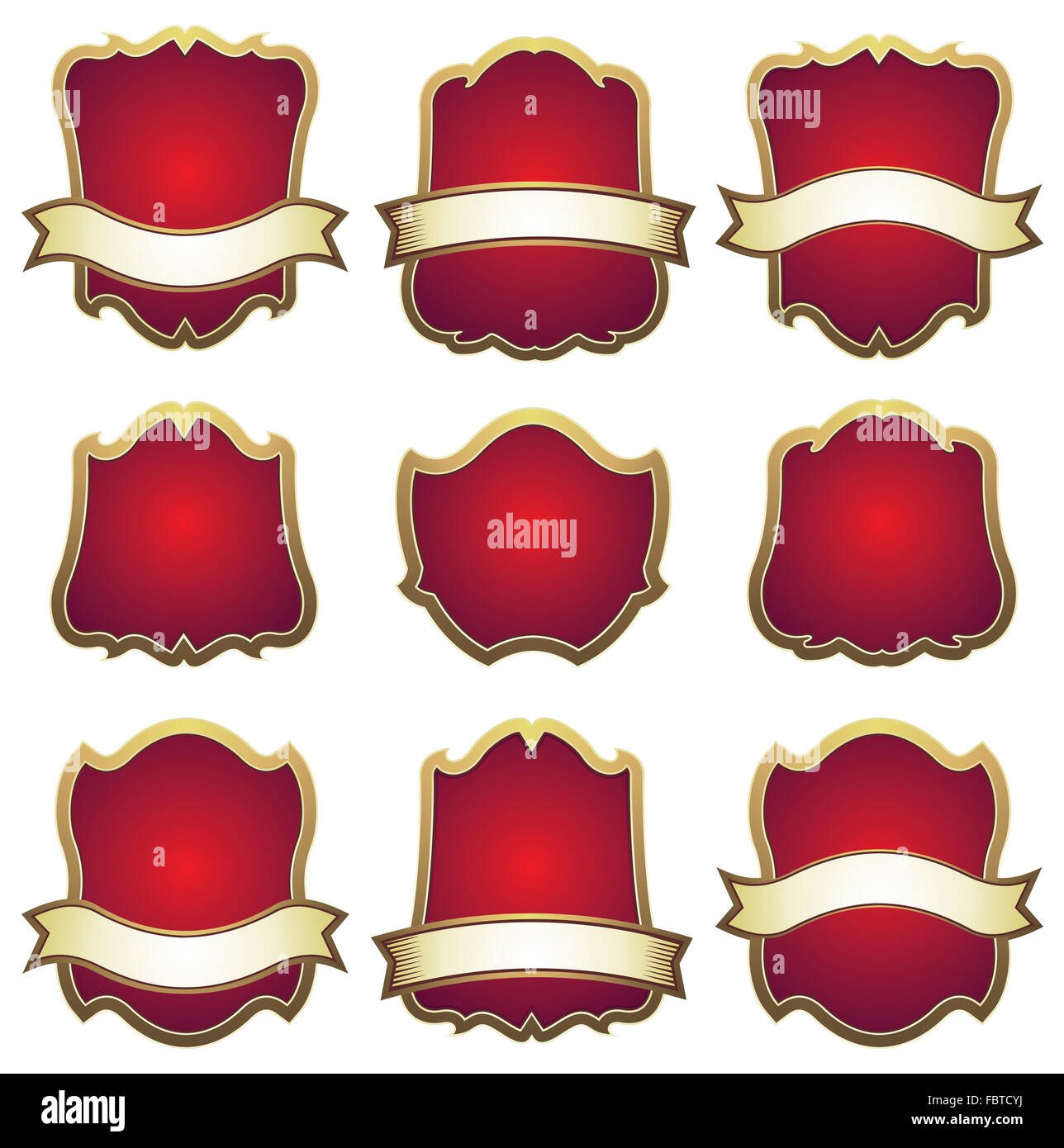 set of labels Stock Photo - Alamy