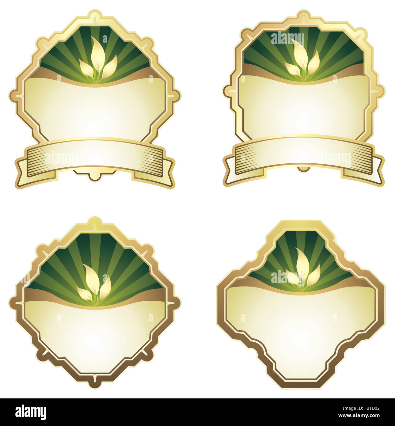 set of labels Stock Photo - Alamy