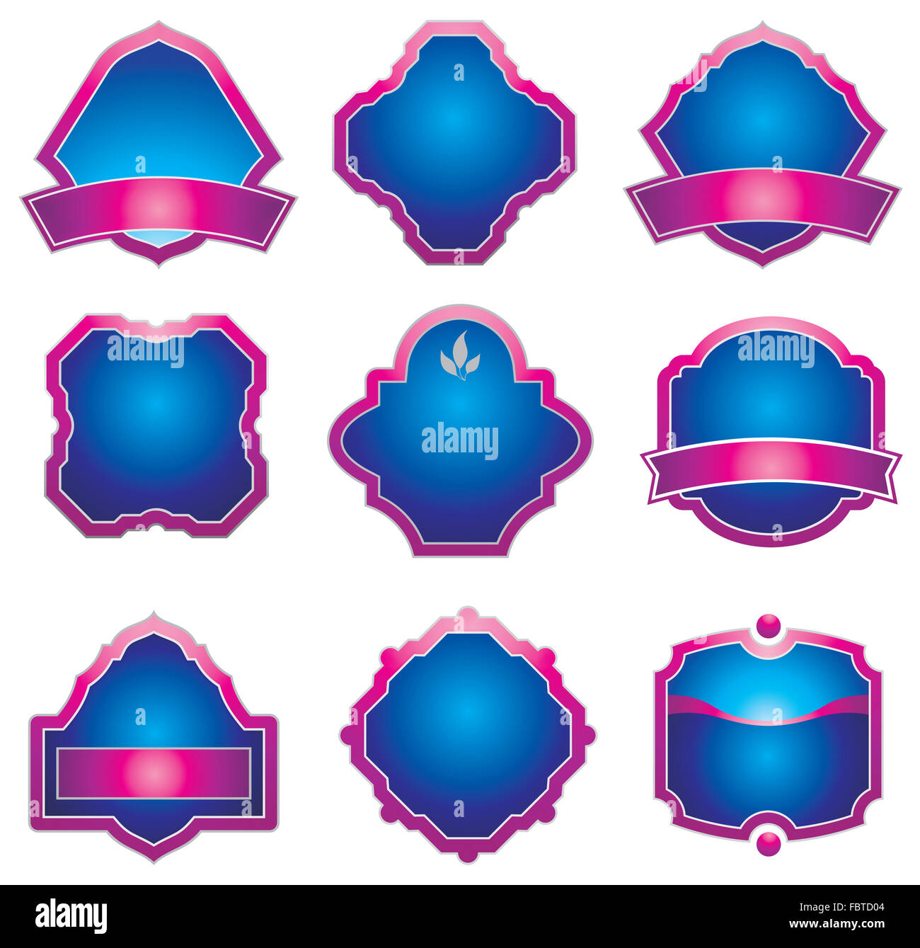 set of design elements Stock Photo - Alamy