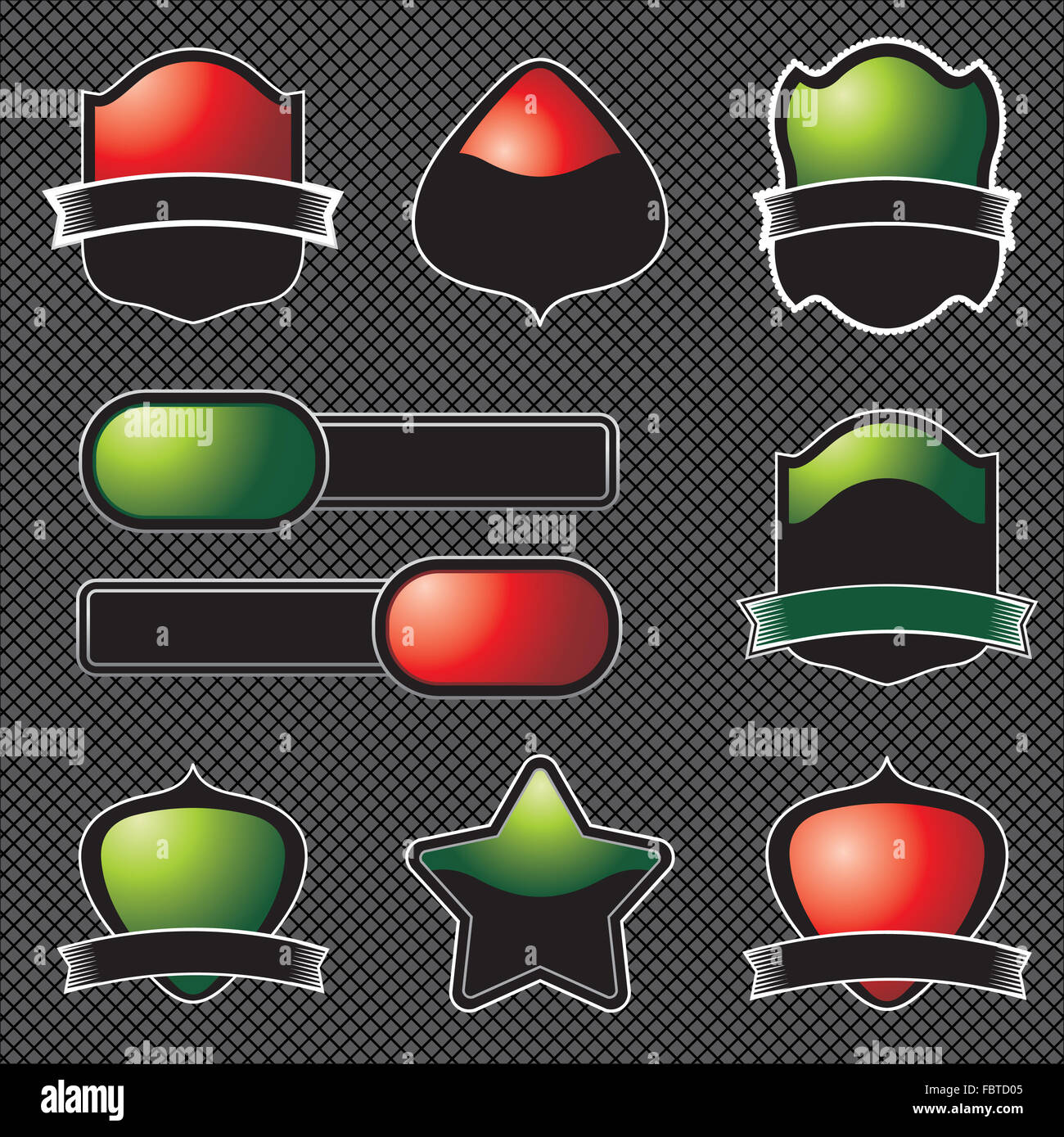 set of design elements Stock Photo - Alamy