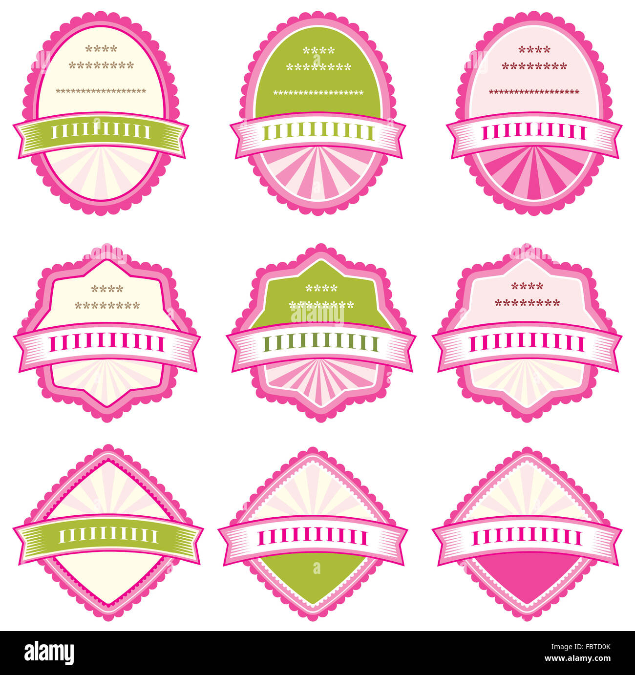 Set of design elements Stock Photo - Alamy