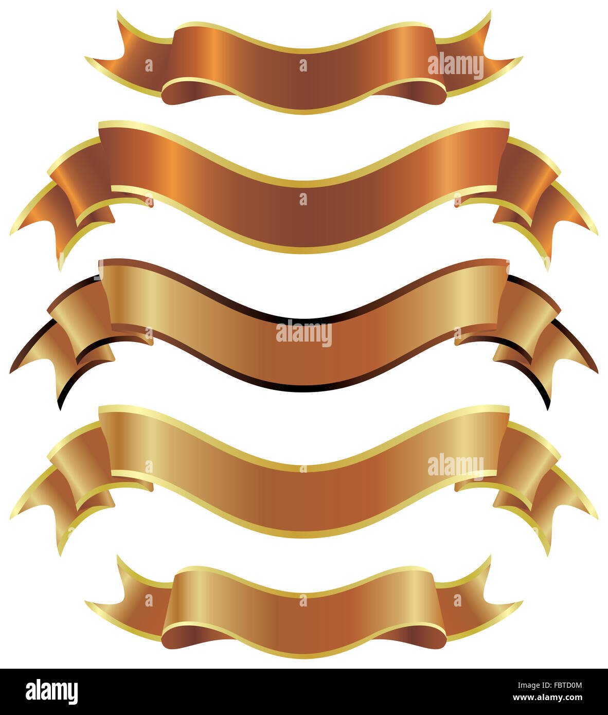 Set of ribbons Stock Photo - Alamy