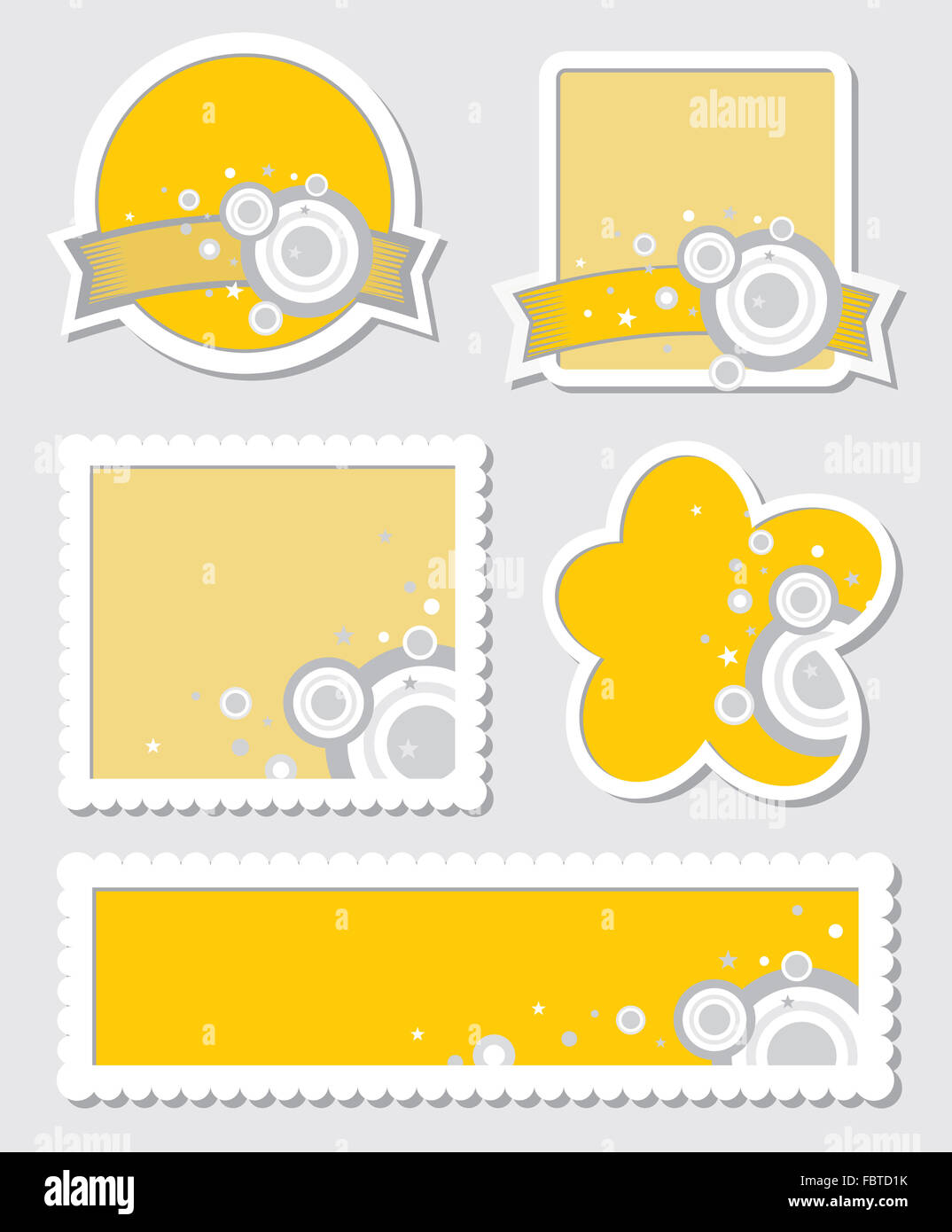 Set of design elements Stock Photo - Alamy