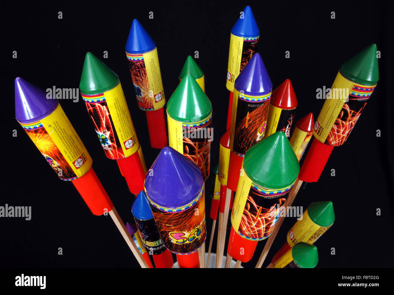 Silvester rockets hi-res stock photography and images - Alamy
