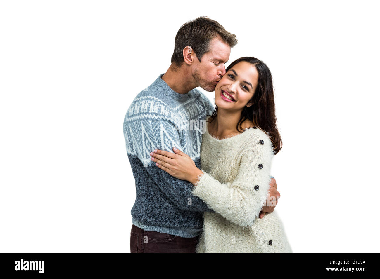 Boyfriend and girlfriend kissing hi-res stock photography and images ...