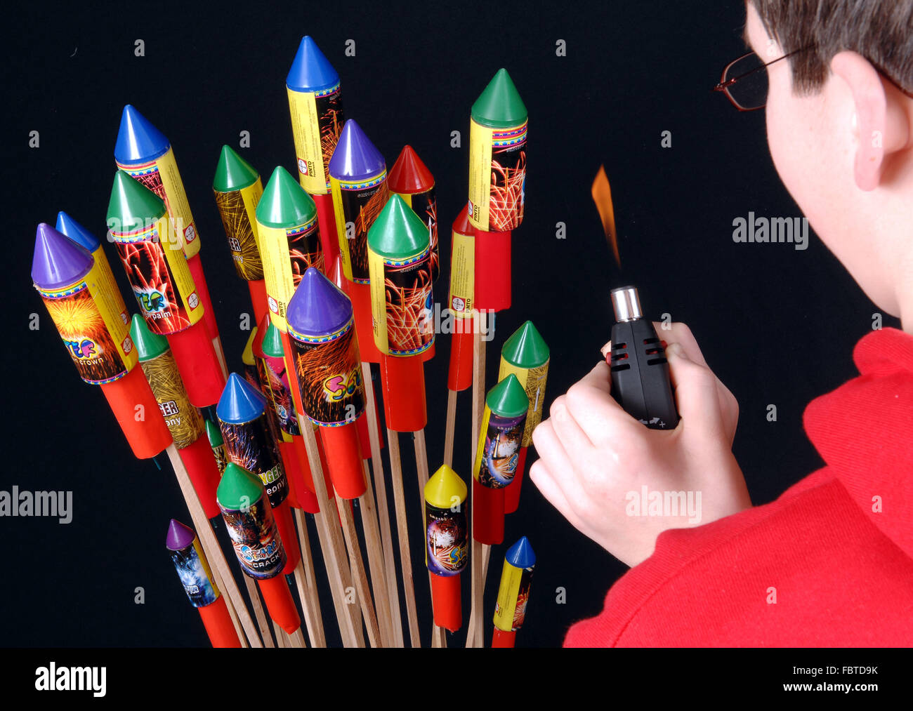 Silvester rockets hi-res stock photography and images - Alamy