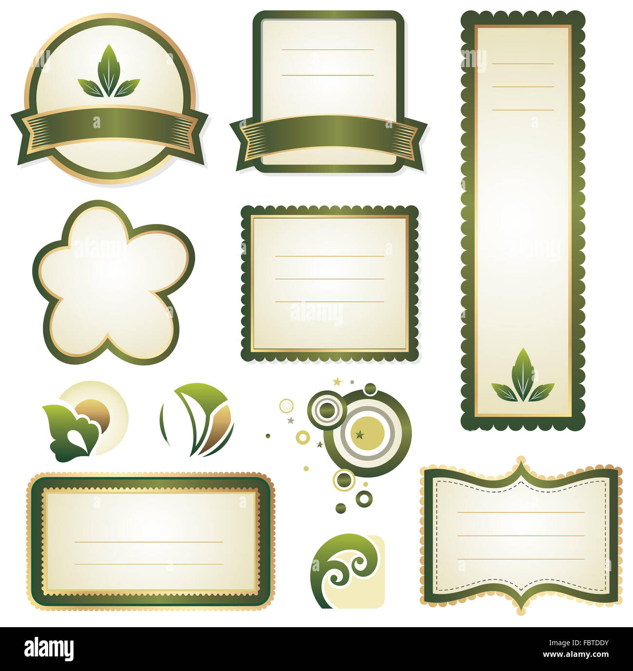 Set of design elements Stock Photo - Alamy