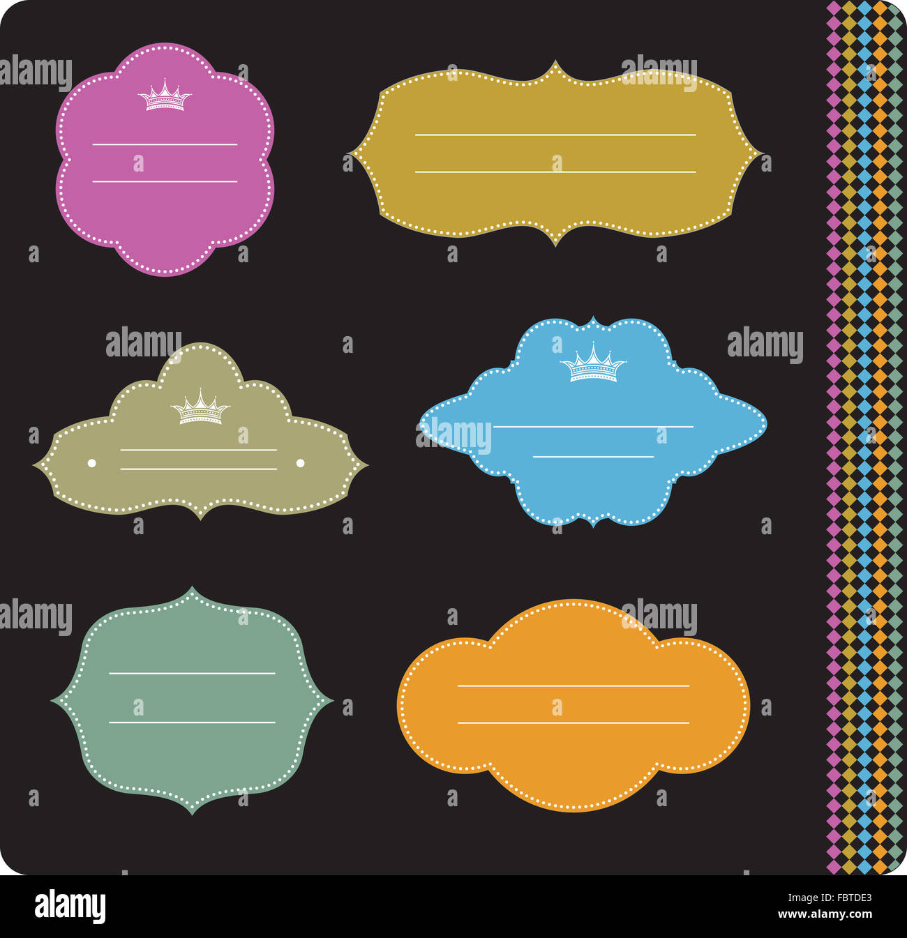 Set of design elements Stock Photo - Alamy