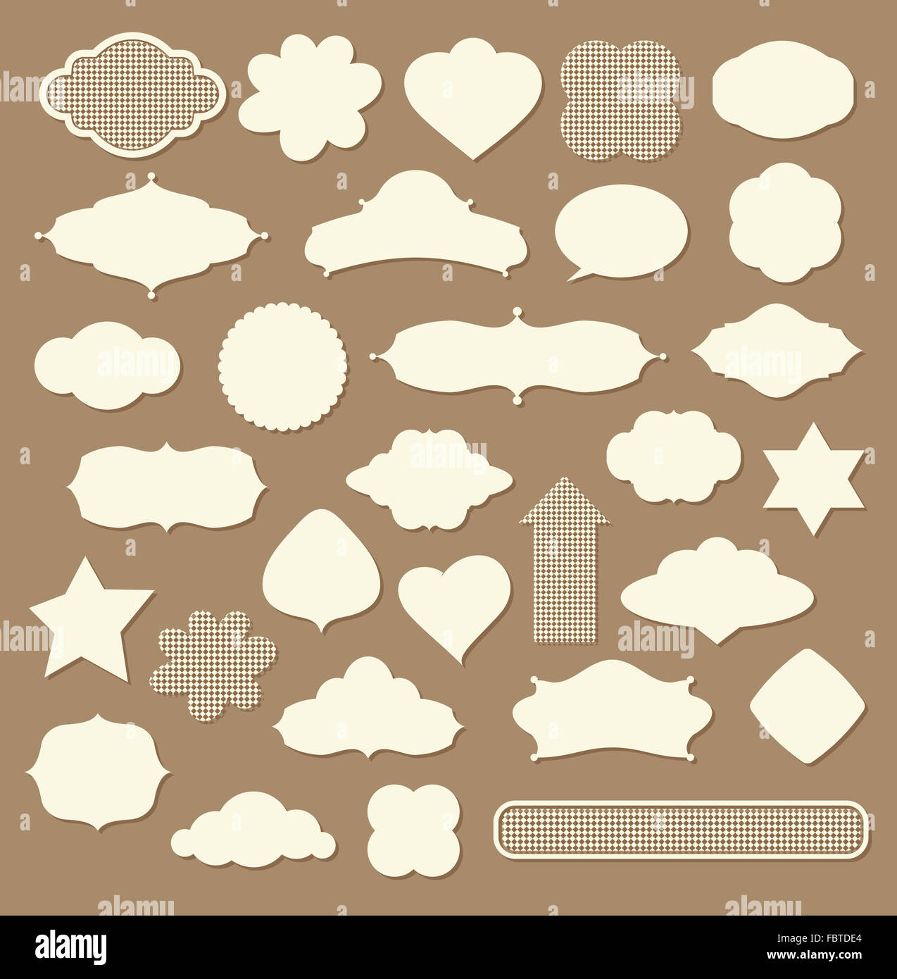 Set of design elements Stock Photo - Alamy