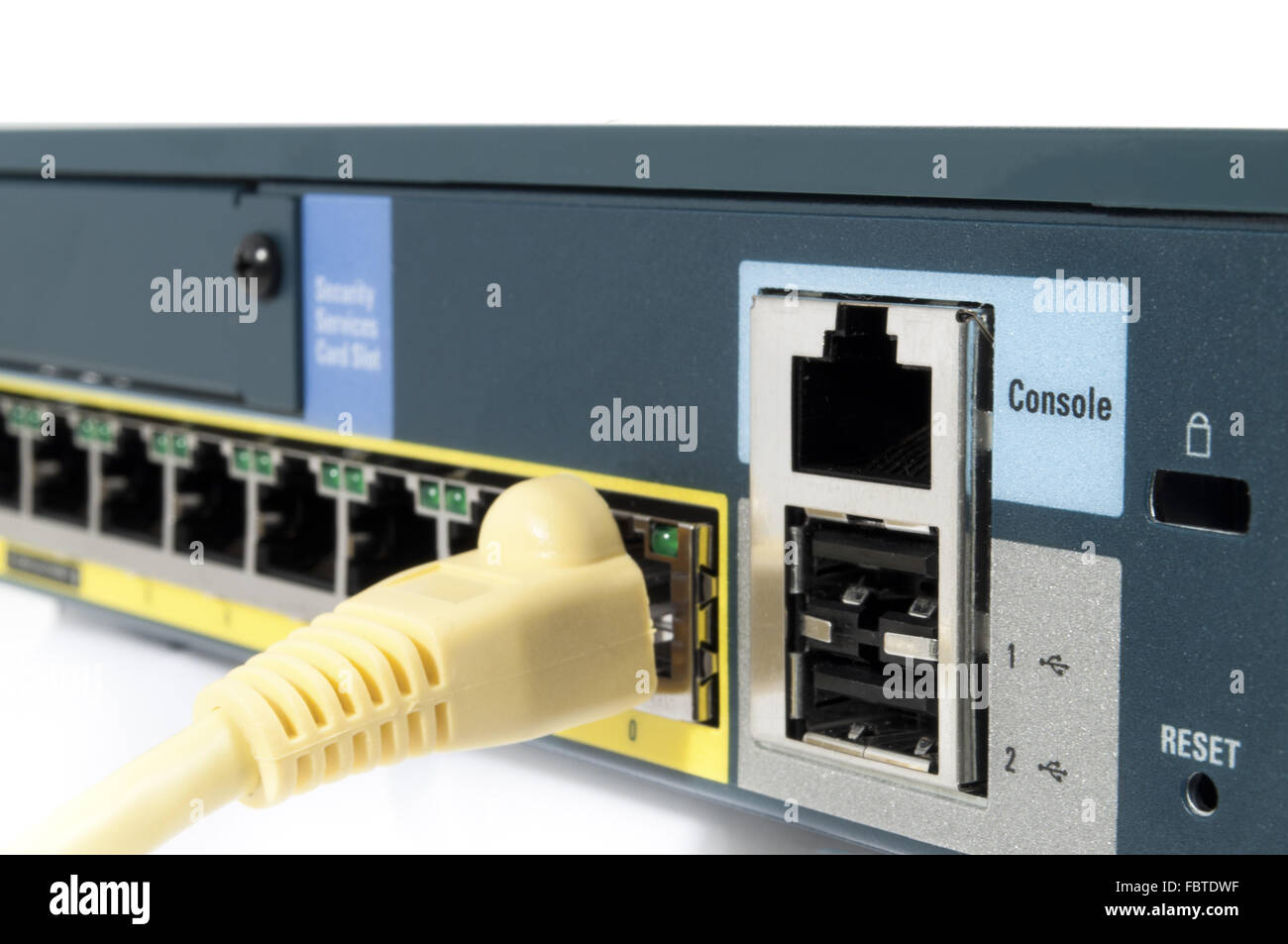 Cable plugged in Stock Photo - Alamy