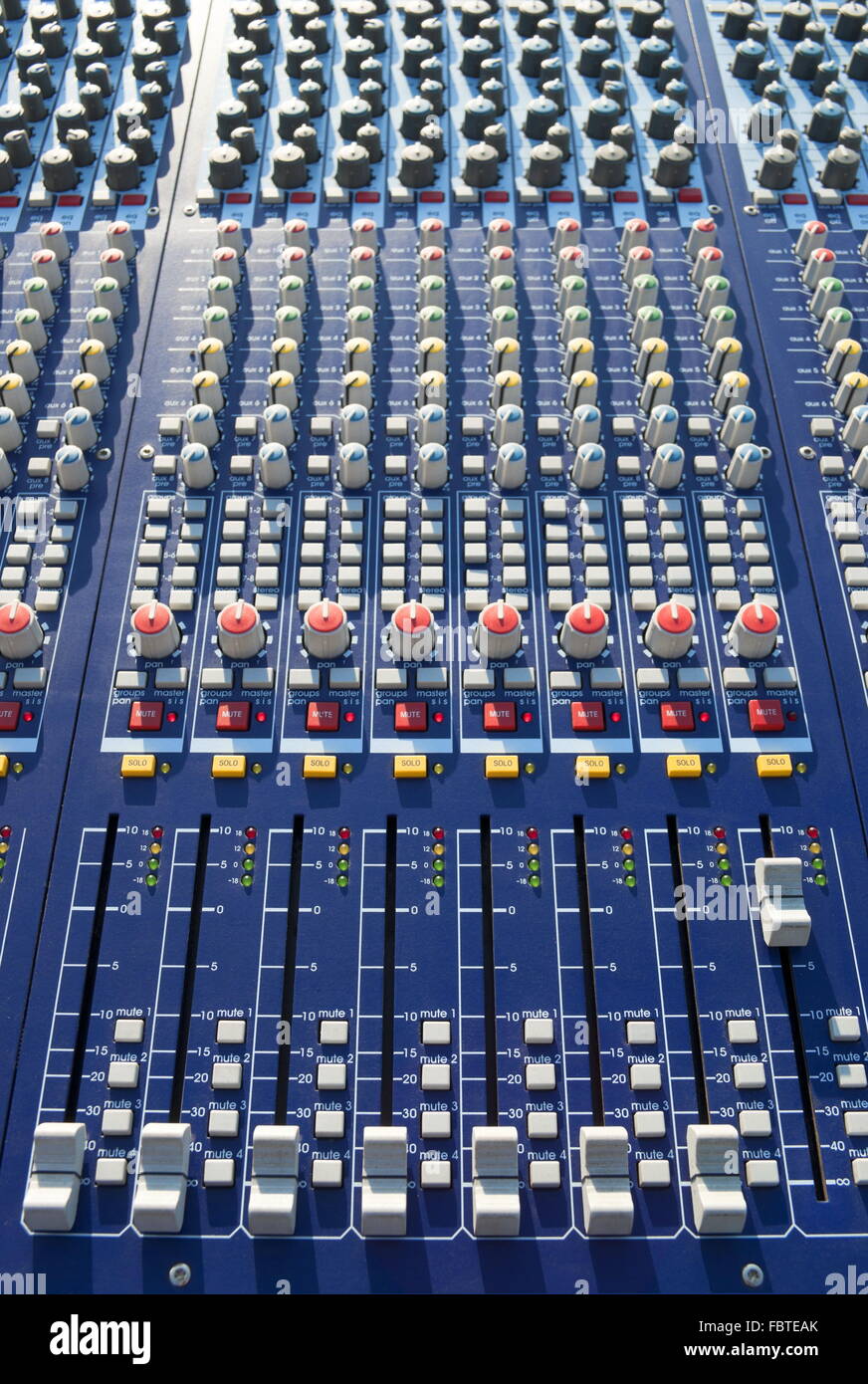 Big mixer console in concert hi-res stock photography and images - Alamy