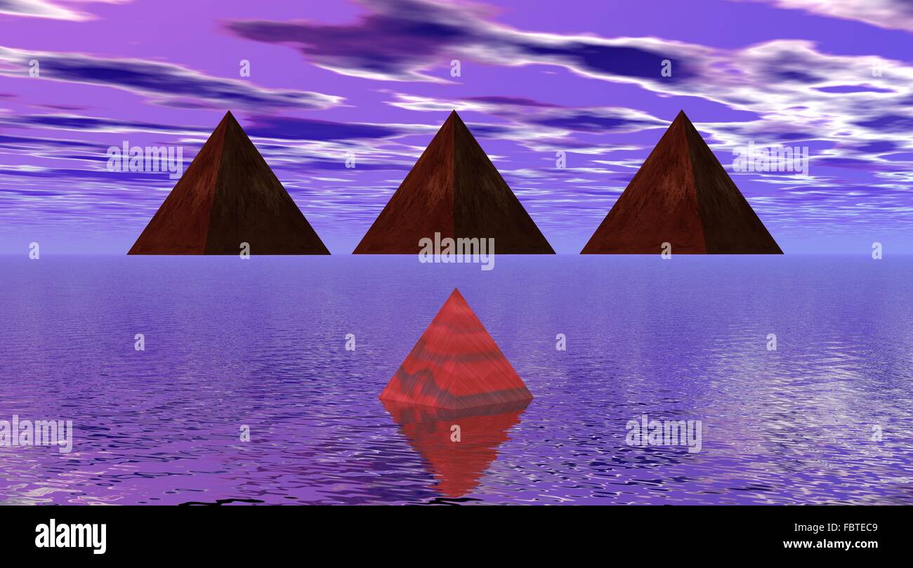 Drawing pyramids hi-res stock photography and images - Alamy