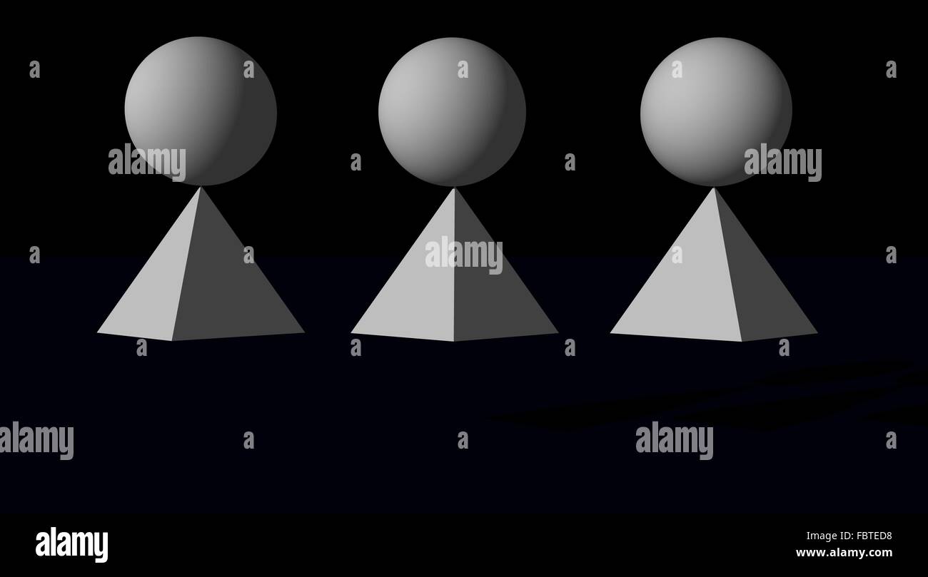 Grey pyramid hi-res stock photography and images - Alamy