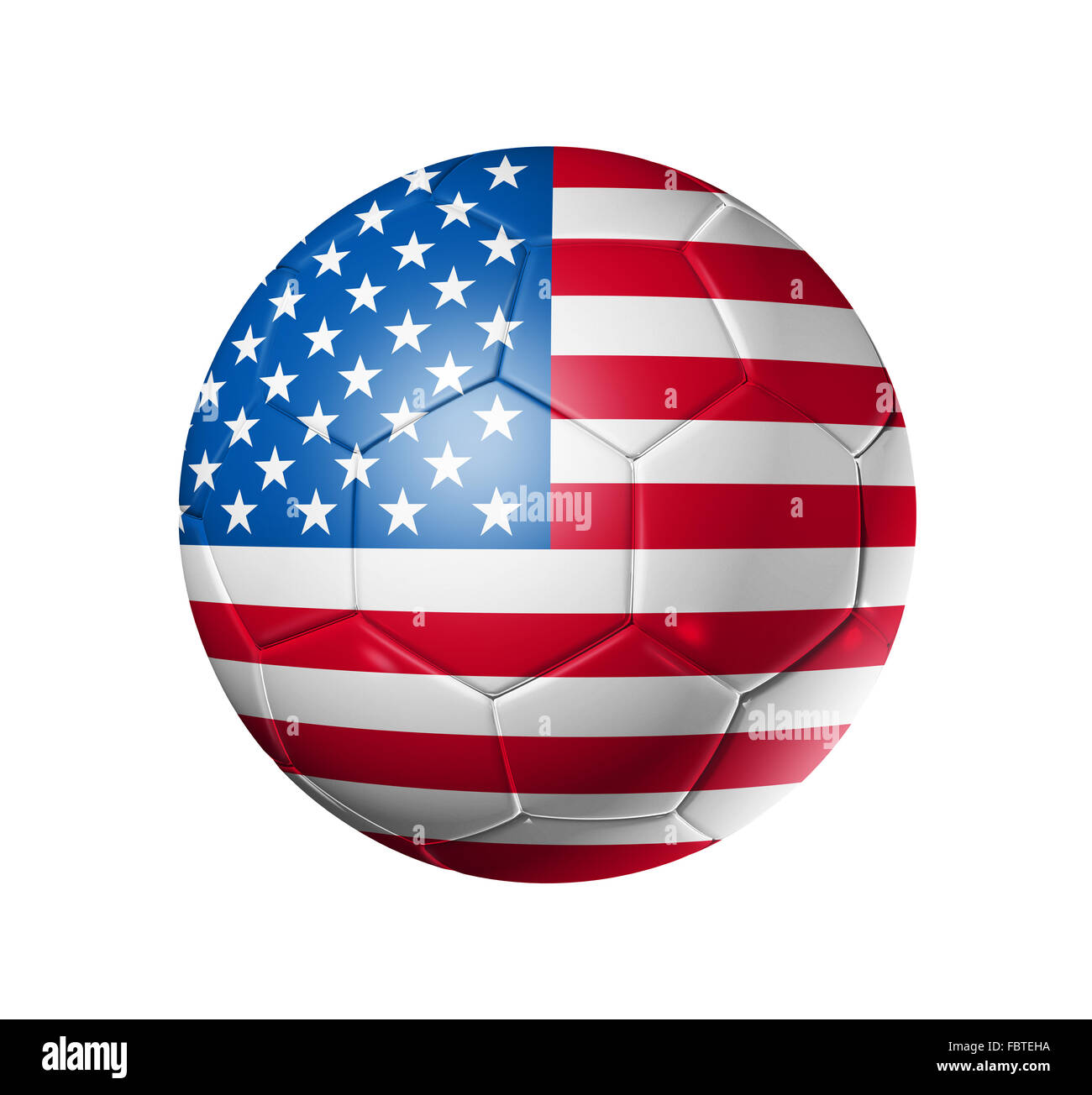 Soccer ball flag usa hi-res stock photography and images - Alamy