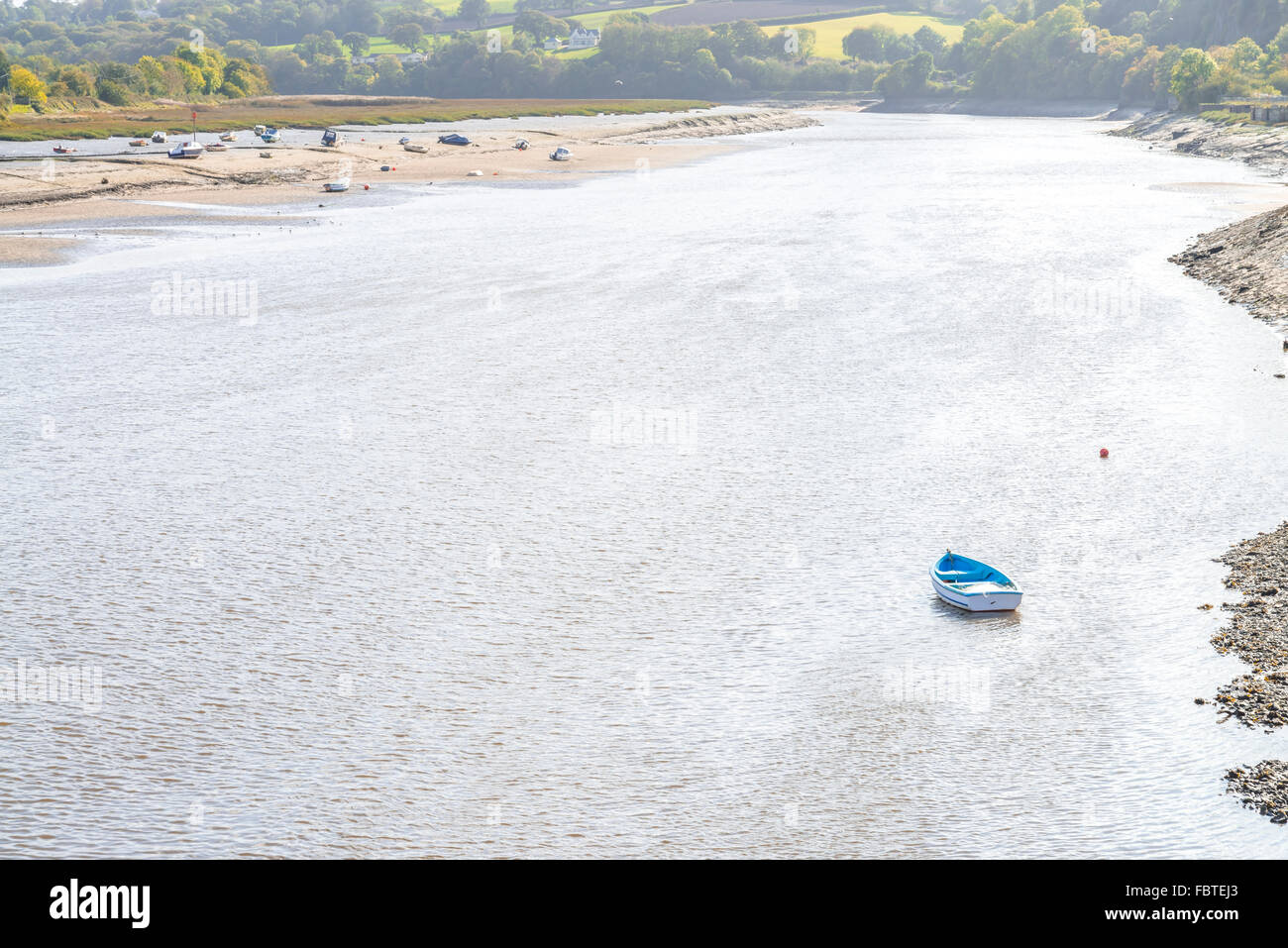 River Torridge near Bideford in Devon Stock Photo - Alamy