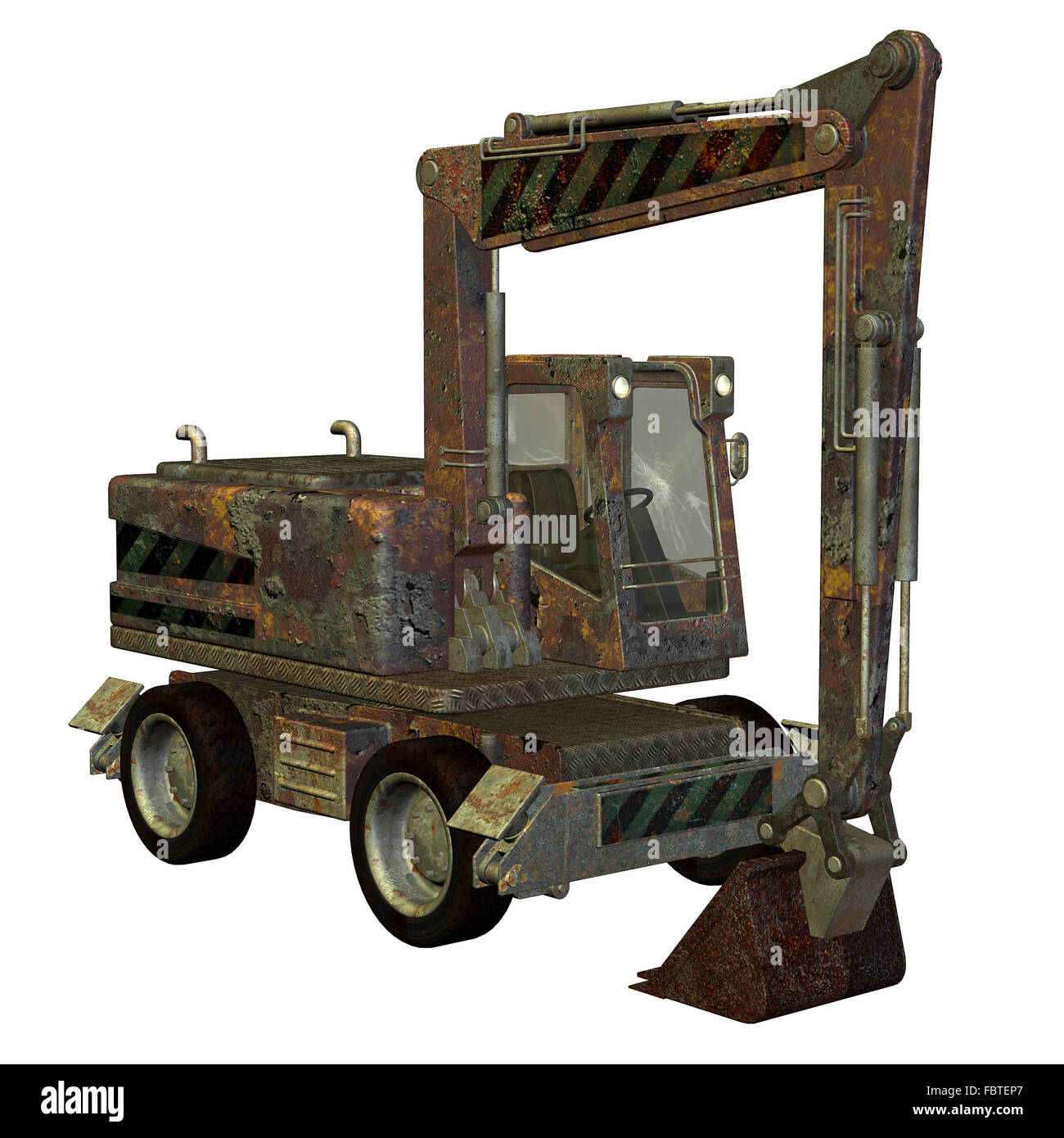 Old excavator shovel hi-res stock photography and images - Alamy