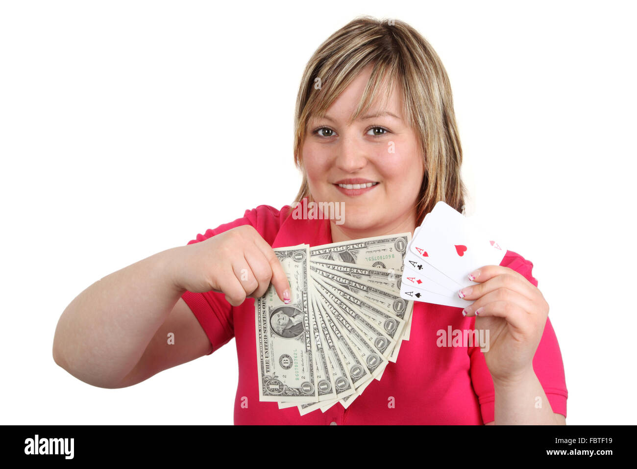Woman with gain Stock Photo - Alamy